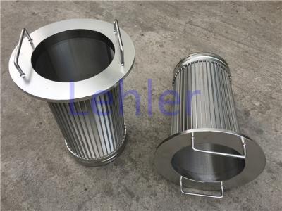 China Lehler Wedge Wire Filter Elements High - Precision Slot Opening Dia 168mm for sale