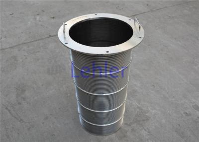 China High Strength Wedge Wire Filter Elements High Pressure Flow Inside To Outside Type for sale
