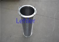 China Smooth Wedge Wire Filter Elements Axial Structure Profile Wire Non - Clogging for sale
