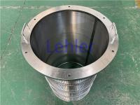 China Spiral Wedge Wire Filter Elements For Solid - Liquid Separation / Plastics Extrusion for sale