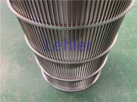 China Spiral Wedge Wire Filter Elements For Solid - Liquid Separation / Plastics Extrusion for sale