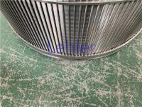 China Large Size Wedge Wire Filter Elements Diameter 600mm Length 1100mm for sale