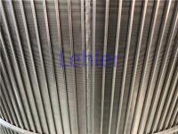 China Spiral Wedge Wire Filter Elements For Solid - Liquid Separation / Plastics Extrusion for sale