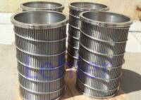 China PSB-280 Wedge Wire Screen Cylinders , Water Filter Basket Outside To Inside Type for sale