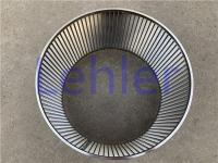 China Lehler Profile Wire Screen , WWS-325 Wedge Wire Flange Rings Connection for sale