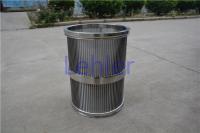 China Perfect Roundness Pressure Screen Basket Non - Clogging Construction for sale