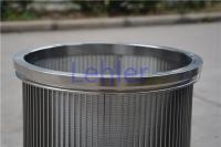 China Perfect Roundness Pressure Screen Basket Non - Clogging Construction for sale