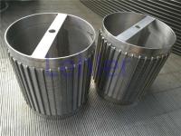 China 50 Micron Wedge Wire Sieve Filters Stainless Steel 316L Inside To Outside Type for sale