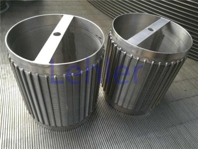 China 50 Micron Wedge Wire Sieve Filters Stainless Steel 316L Inside To Outside Type for sale