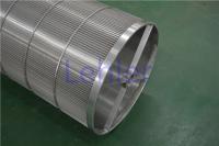China Slot Type Stainless Steel Filter Basket , Wire Cylinder Basket Perfect Roundness for sale