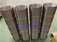 China Sea Water Filtration Wedge Wire Screen Strong Construction ISO Certification for sale