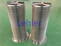 China Vertical Wire Wrapped Screen With Smooth Wire Surface For Self - Cleaning Filter for sale