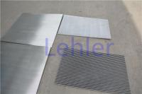 China Slot 0.75mm Wedge Wire Screens For Separation / Filtration ISO Certification for sale