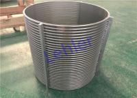 China Centrifuge Wedge Wire Basket Conical Cylinders For Starch And Sugar Industry for sale