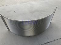 China SS316L Stainless Steel Sieve Screen Wedge Wire Curved Screen For Food Processing Machinery for sale