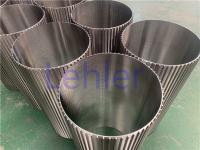 China Lehler Wedge Wire Screen Cylinders , Vertical Wire Screen Circular Support Rod for sale