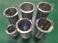 China 20 to 1500 micron Wedge Wire Filter Elements For Automatic Self Cleaning Filters for sale