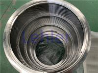 China Paper Industry Wedge Wire Basket Pressure Screen Basket Non - Clogging for sale