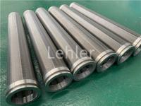 China Pneumatic 75 Micron Wedge Mesh Element Long Slit Type for sale