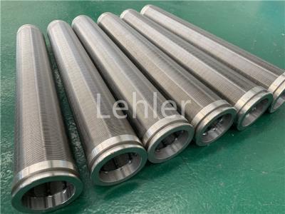 China Pneumatic 75 Micron Wedge Mesh Element Long Slit Type for sale
