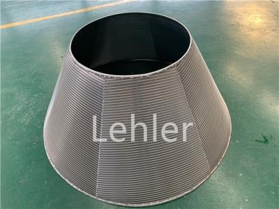 China Smooth Surface Wedge Wire Basket 250 Micron Wedge Wire Screen for sale
