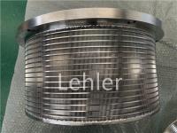 China SS316L Basket Mill / Bead Mill Screen 300 Micron Slot Opening For Coating And Inks for sale