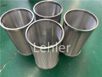 China Strainer V Wire Screen Baskets 125 Micron Slot Opening For Wastewater Treatment for sale