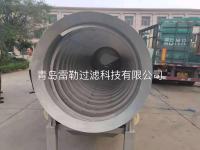 China Rotary Drum Stainless Steel Wedge Wire Screen / Trommel Screen 1200 X 2600mm for sale