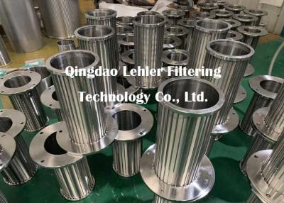 China Large Size Welded Wedge Wire Screen Electro Polish Surface 250mm Height for sale