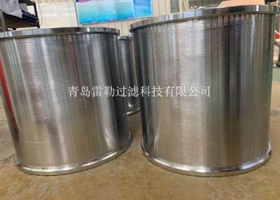 China Cylinder Wedge Wire Screen Stainless Steel Wedge Wire Mesh For Separation And Filtration for sale