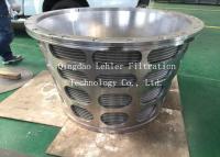 China 20um Centrifugal Machines Conical Wedge Wire Basket for sale