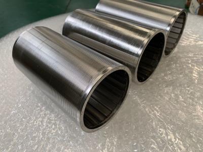 China Smooth 20um Slotted Screen Wastewater Treatment Slotted Liners for sale