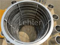 China Cylindrical Wastewater Treatment Wedge Wire Screen for sale