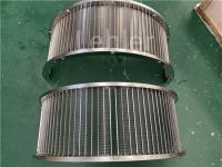 China Certified 1-2.5m Wedge Wire V Wire Slot Tube For Effective Liquid Solid Separation for sale