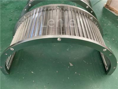 China Sieve Plate Wedge Wire Screen For Vertical Sand Mill Dewatering for sale