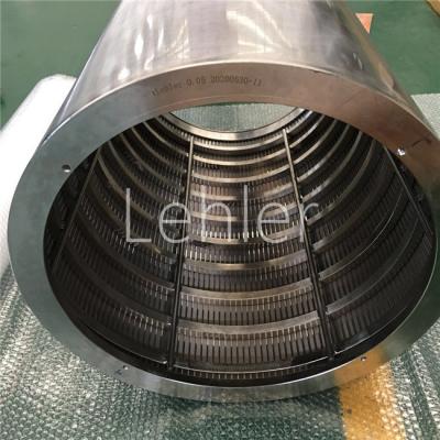 China Stainless Steel 40 Degree V Wire Screen Filter Welded Heavy Load for sale