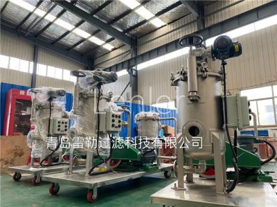 China Mirror Polish Automated Backwash Screens With Flanged / Threaded Inlet / Outlet Connection for sale