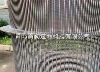 China 0.5mm Slot SS304 Wedge Wrapped Wire Screen for Seawater Filter Element for sale