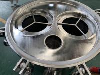 China Stainless Steel Housing Four Multi Bag Filter For Waste Water Treatment for sale