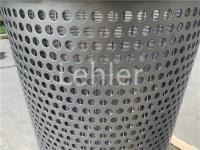 China Stainless Steel Wedge Wire Screen Filter 0.1mm-0.6mm Slot for sale