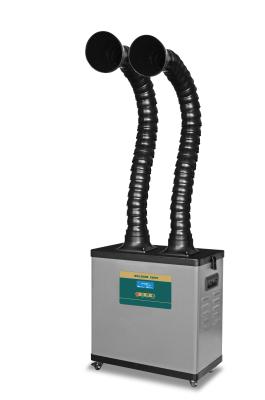 China Two Arms Welding Exhaust Fume Extractor , Smoke Fume Extractor CE Certification for sale