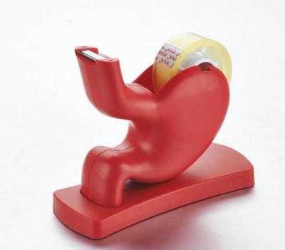 China Stomach Shape Plastic Mini Tape Dispenser Lightweight 120 * 48 * 95mm for sale
