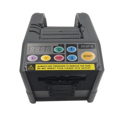 China Automatic Electronic Adhesive Packing Tape Machine ZCUT-9 Tape Dispenser Cutting Width 6-60mm for sale
