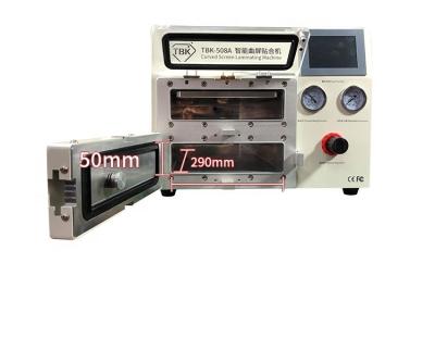 China TBK 508A 5 in 1 Vacuum laminating machine Debubbler with air compressor and vacuum pump for flat curved screens for sale