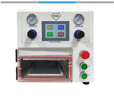 China TBK 108P 7 inch curved screen repair vacuum laminating machine for iphone Samsung LCD OCA laminator refurbishing machine for sale