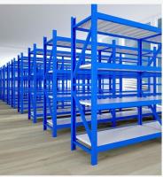 China Customized 4 Layers Metal Warehouse Heavy Duty Pallet Shelves Racking Systems Cold Rolled Steel Supermarket Storage Rack for sale