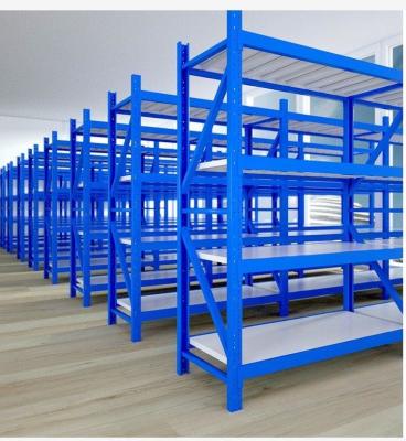 China Customized 4 Layers Metal Warehouse Heavy Duty Pallet Shelves Racking Systems Cold Rolled Steel Supermarket Storage Rack for sale