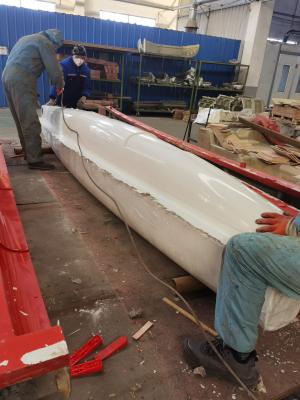 China High Durability Fiberglass Boat Parts Hand Lay-up Process and Easy Installation for sale