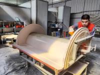 China Customized Fiberglass Reinforced Plastic Truck Body Featuring Lightweight Cover Parts Ideal for Fuel Truck Operations for sale
