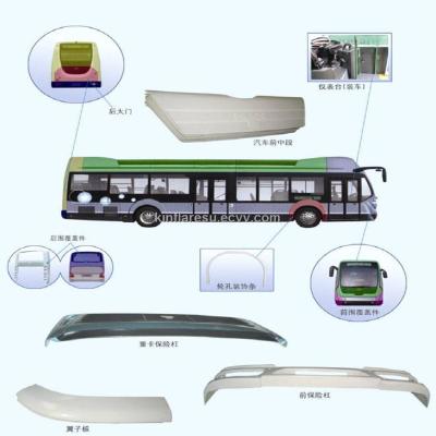 China SMC Compression Molding Car Wheel Cover FRP Engine Hood Anti-Corrosion Auto Trim for sale